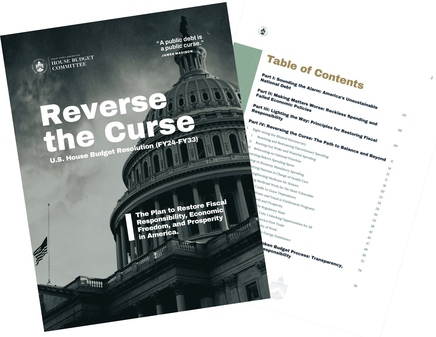 HOUSE BUDGET REPUBLICANS PUT COUNTRY ON THE PATH TO BALANCE: FY24-FY33 'REVERSE THE CURSE ...